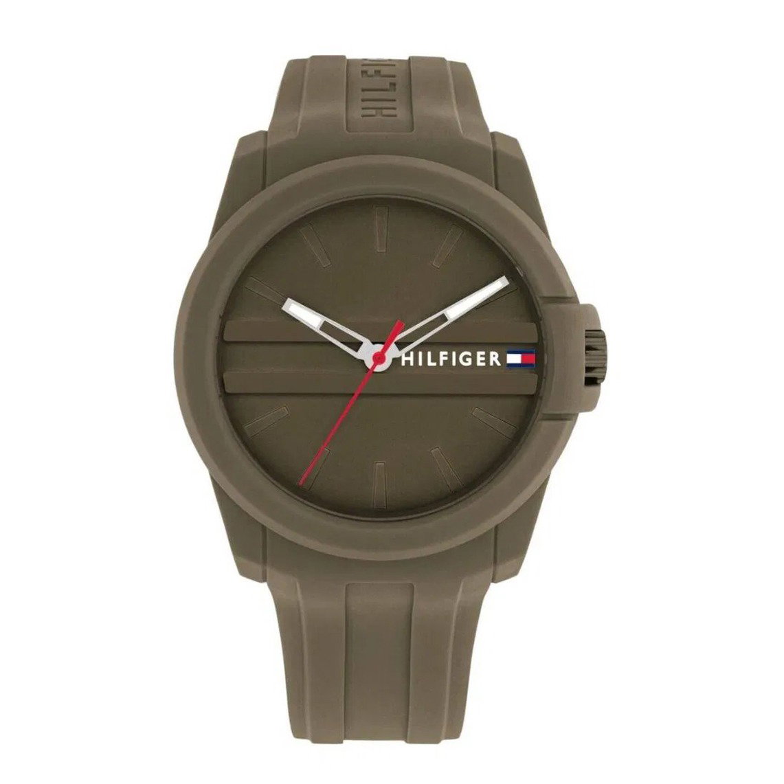 Tommy Hilfiger Austin Mens Quartz watch silicon green